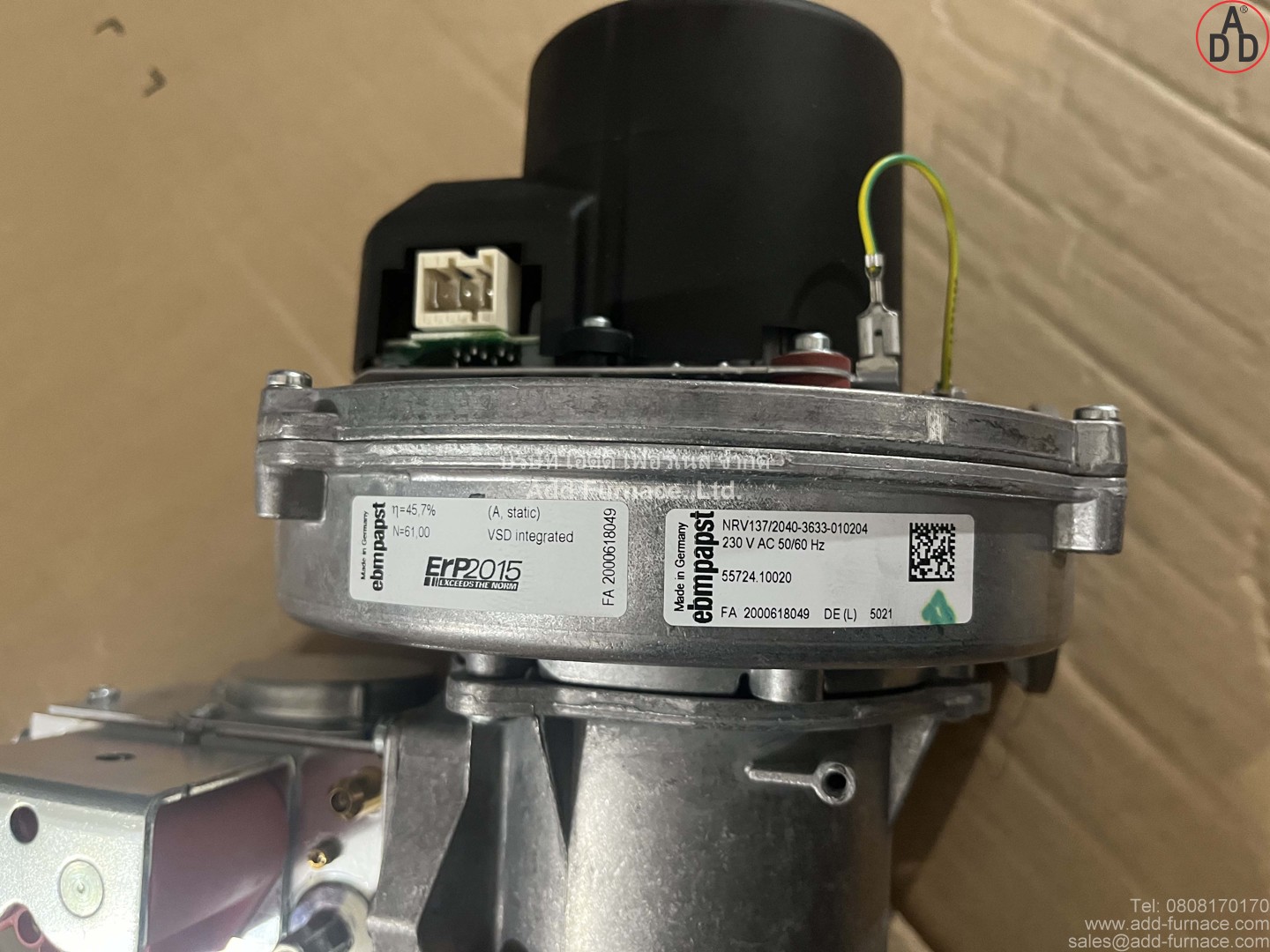 NRV137/2040-3633-010204 with GB-ND 057 D01 S00 - บริษัท เอดีดี เฟอร์เนส ...