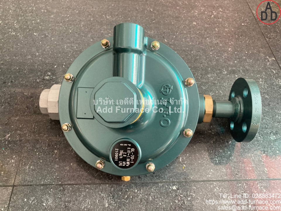 GL-70-1 | ITO KOKI Gas Regulator - บริษัท เอดีดี เฟอร์เนส จำกัด