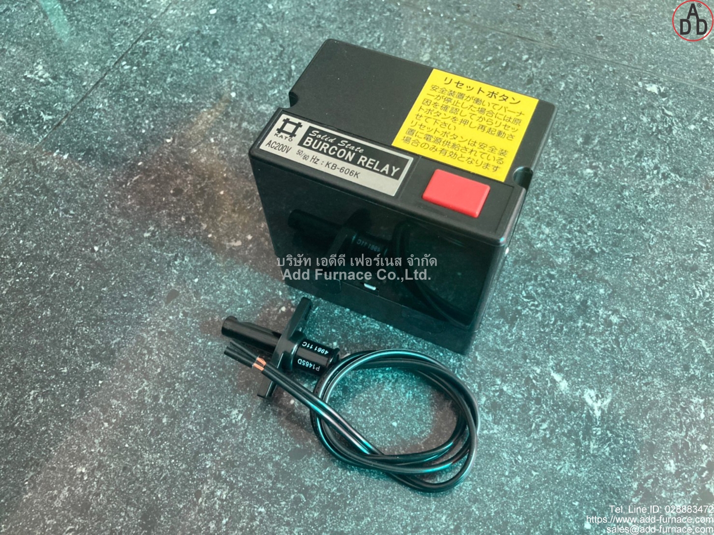 Burcon Relay KB-606K - บริษัท เอดีดี เฟอร์เนส จำกัด,Add Furnace Co.,Ltd.