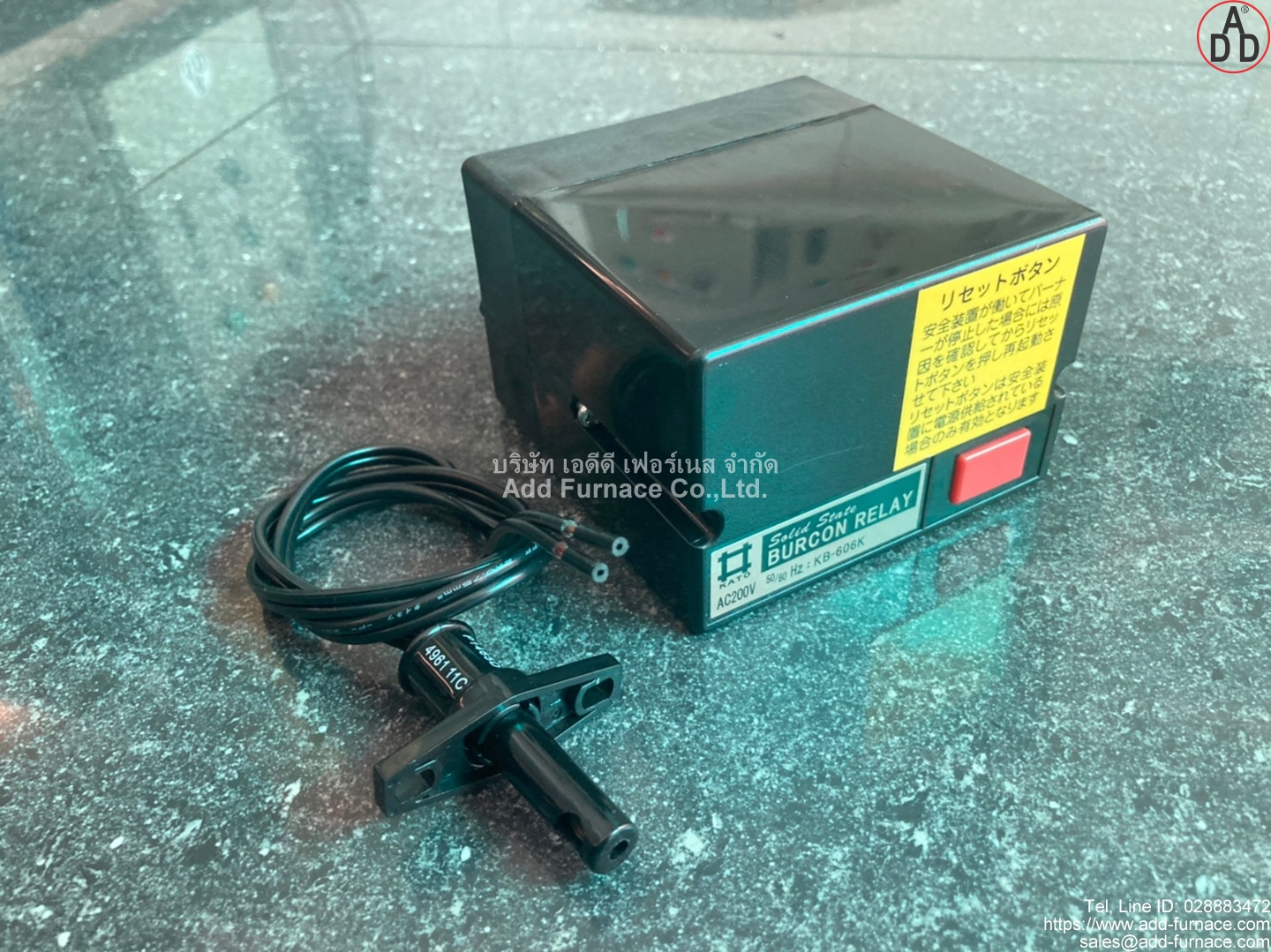 Burcon Relay KB-606K - บริษัท เอดีดี เฟอร์เนส จำกัด,Add Furnace Co.,Ltd.