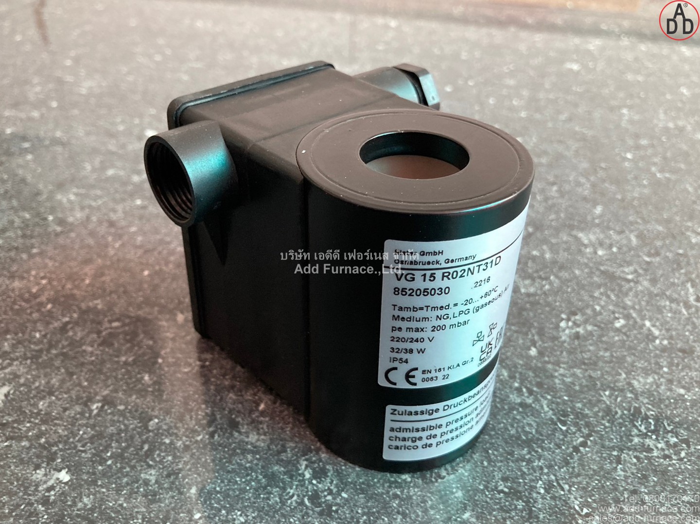 Coil Solenoid VG 15 R02NT31D | Kromschroder - บริษัท เอดีดี เฟอร์เนส จำกัด