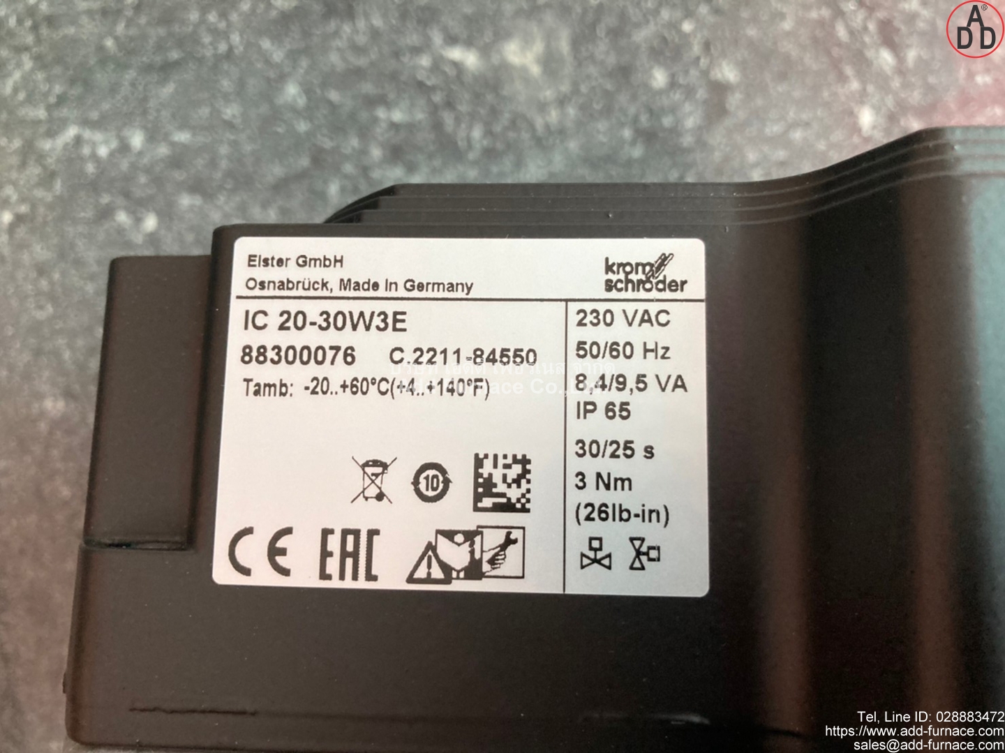 IC20-30W3E | 88300076 krom//schroder - บริษัท เอดีดี เฟอร์เนส จำกัด