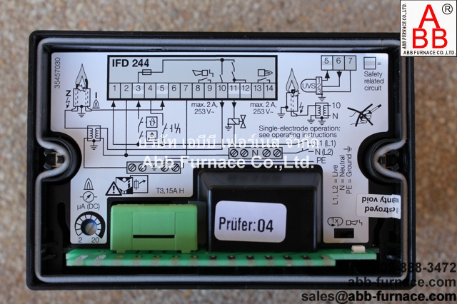 IFD 244-3/1W Kromschroder - บริษัท เอดีดี เฟอร์เนส จำกัด