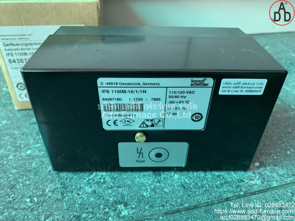 IFS 110IM-10/1/1N - บริษัท เอดีดี เฟอร์เนส จำกัด