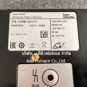 IFS 110IM-10/1/1T | Kromschroder Burner Controller - บริษัท เอดีดี เฟอร ...