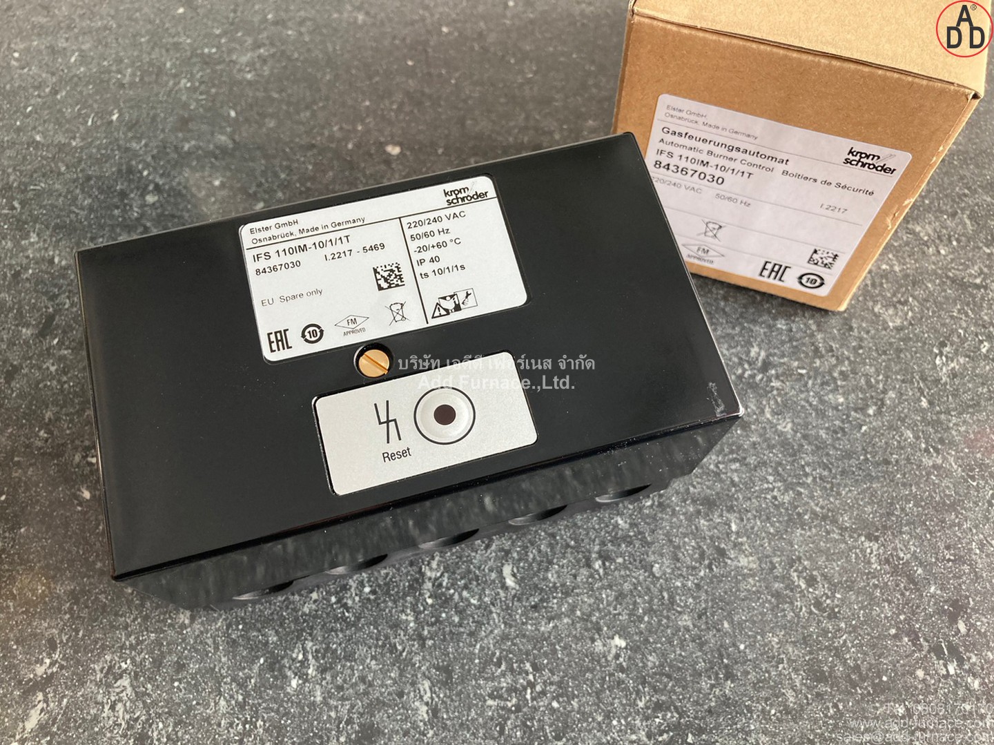 IFS 110IM-10/1/1T | Kromschroder Burner Controller - บริษัท เอดีดี เฟอร ...