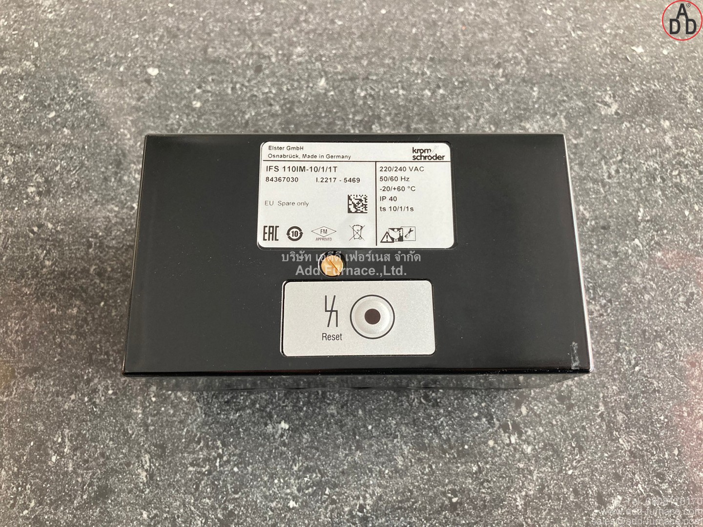 IFS 110IM-10/1/1T | Kromschroder Burner Controller - บริษัท เอดีดี เฟอร ...