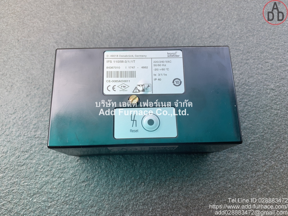 IFS 110IM-3/1/1T - บริษัท เอดีดี เฟอร์เนส จำกัด