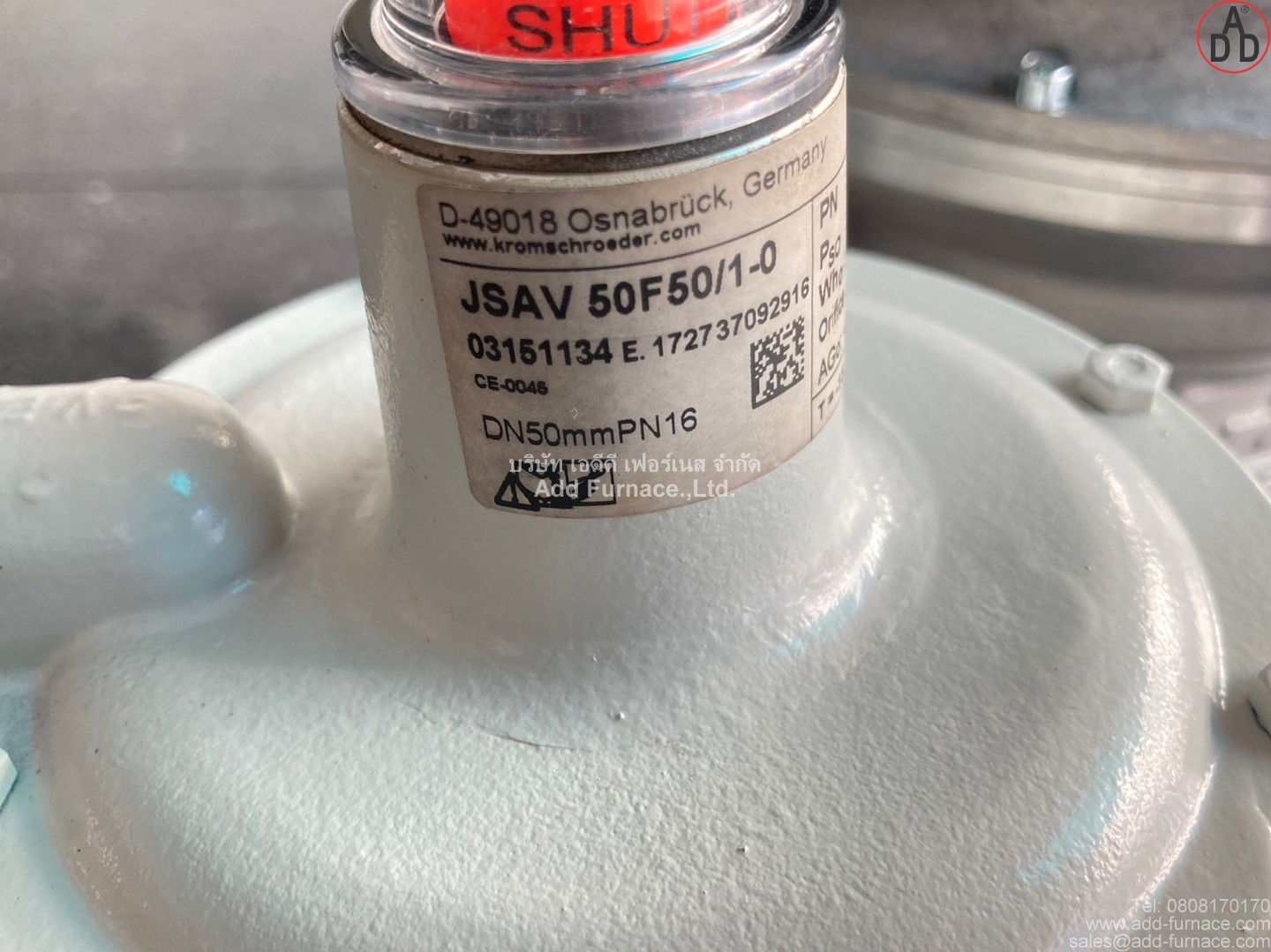 JSAV 50F50/1-0 with VGBF 50F40-3 - บริษัท เอดีดี เฟอร์เนส จำกัด