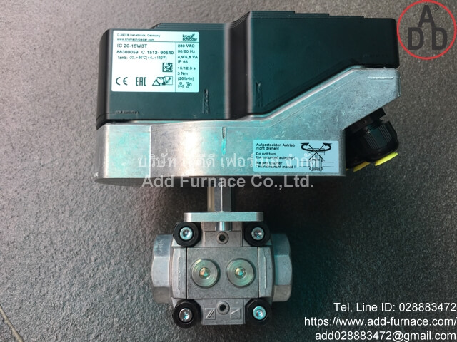 Linear flow control with actuator IFC(Kromschroder) - บริษัท เอดีดี เฟ ...