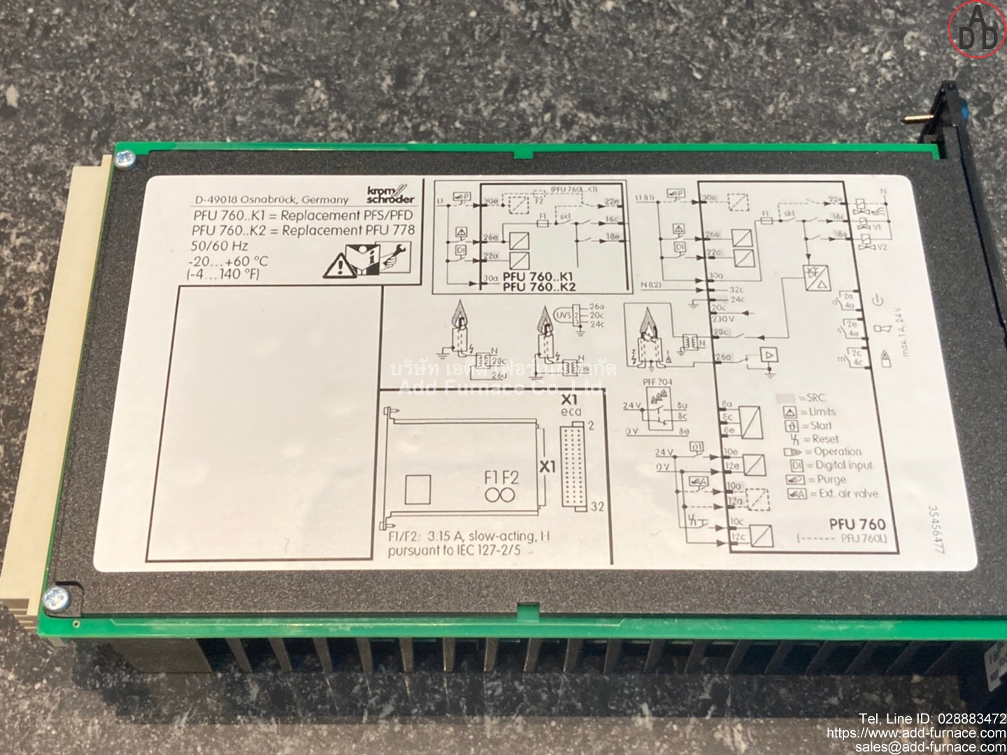 PFU760LTK2 - บริษัท เอดีดี เฟอร์เนส จำกัด