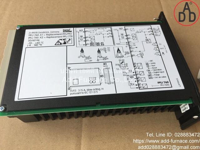 kromschroder PFU760T | 88650754 A. 1210 - บริษัท เอดีดี เฟอร์เนส จำกัด