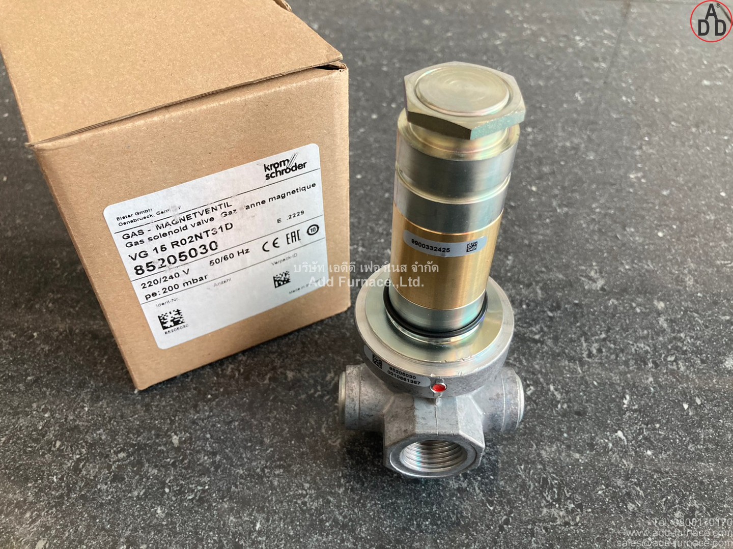 Solenoid Valve with Use VG 15 R02NT31D | Kromschroder - บริษัท เอดีดี ...