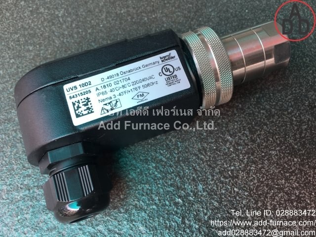 UVS 10D2 | 84315205 Kromschroder UV Sensor - บริษัท เอดีดี เฟอร์เนส จำกัด