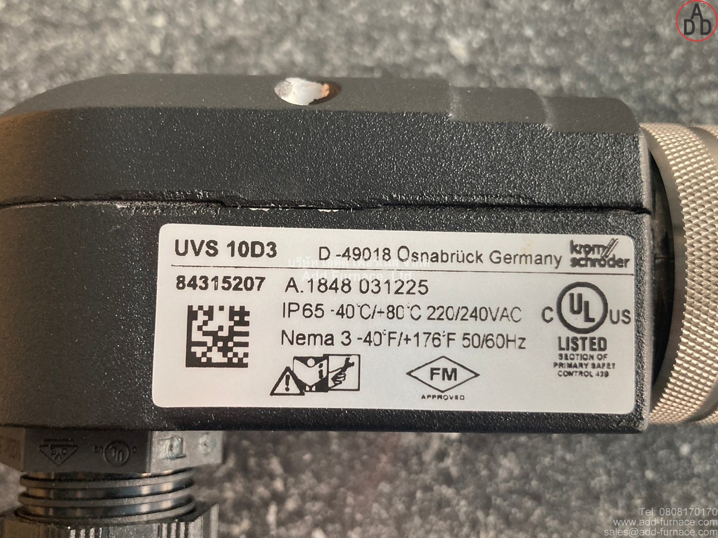 UVS 10D3 - บริษัท เอดีดี เฟอร์เนส จำกัด