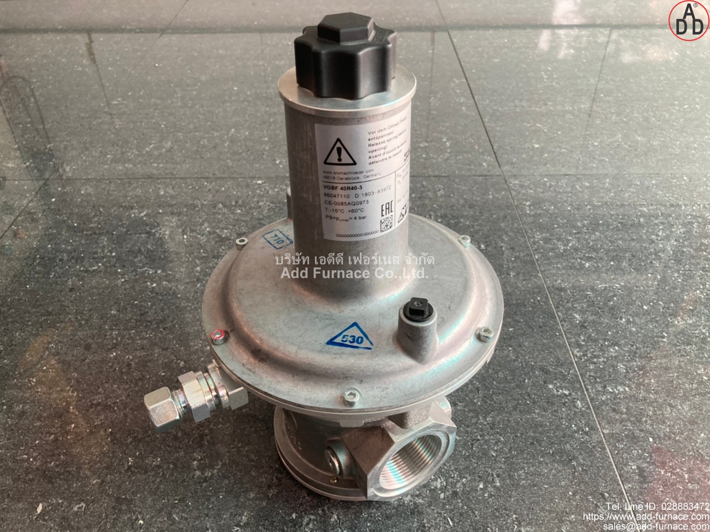 VGBF 40R40-3|Kromschroder Gas Regulator 1.1/2inch,10-30mbar - บริษัท เอ ...