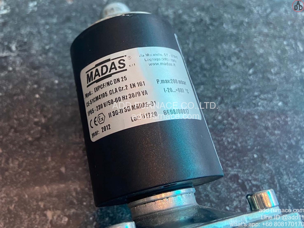 Madas Mod EVPCF/NC DN25 - บริษัท เอดีดี เฟอร์เนส จำกัด