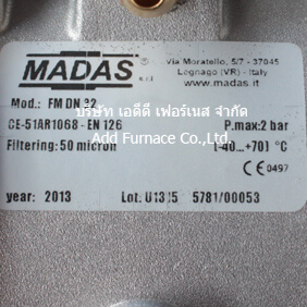 Madas FM DN32, Gas Filter - Add Furnace Co.,Ltd.