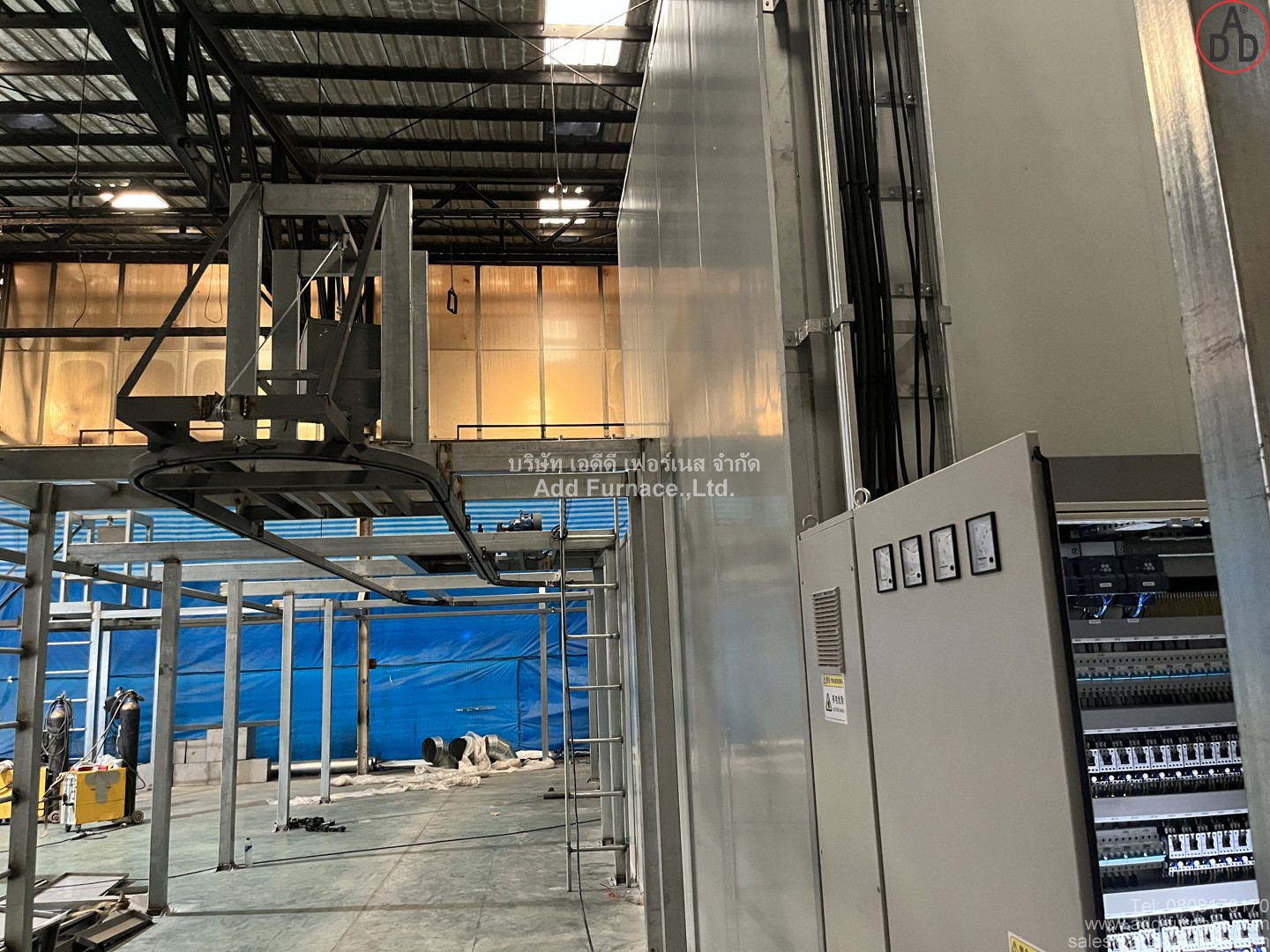 Electrophoresis Top Coating System and Paint Furnace - บริษัท เอดีดี เฟ ...