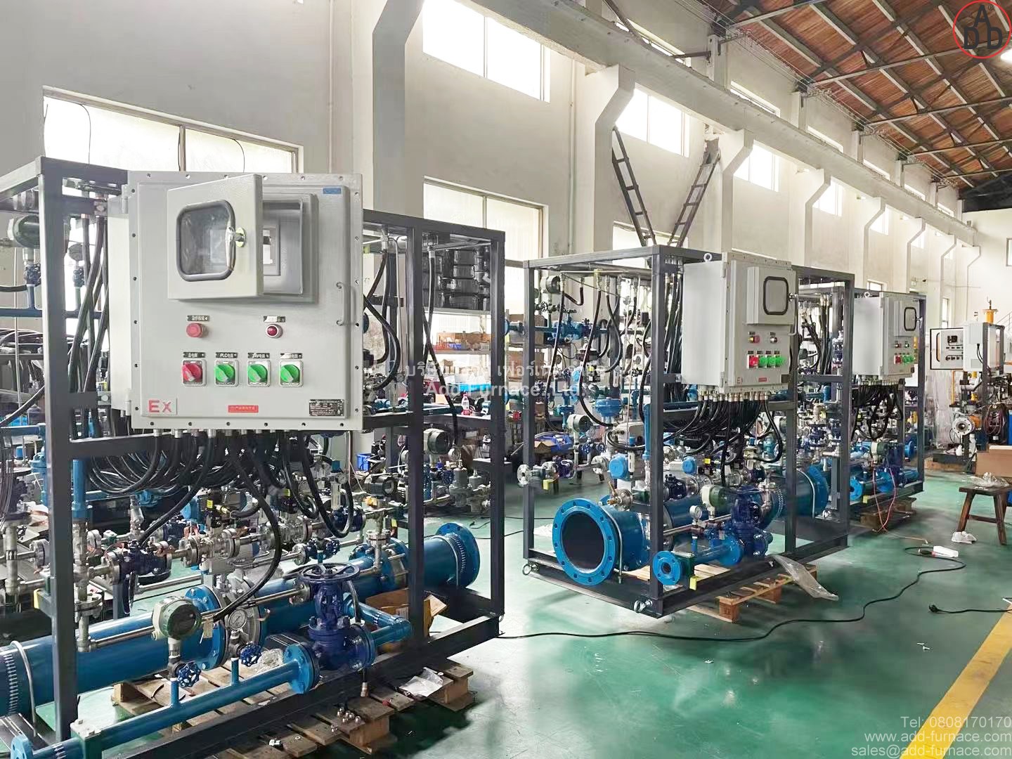 Gas Burner Autocontrol System ADD FURNACE CO.,LTD Project - บริษัท เอดี ...