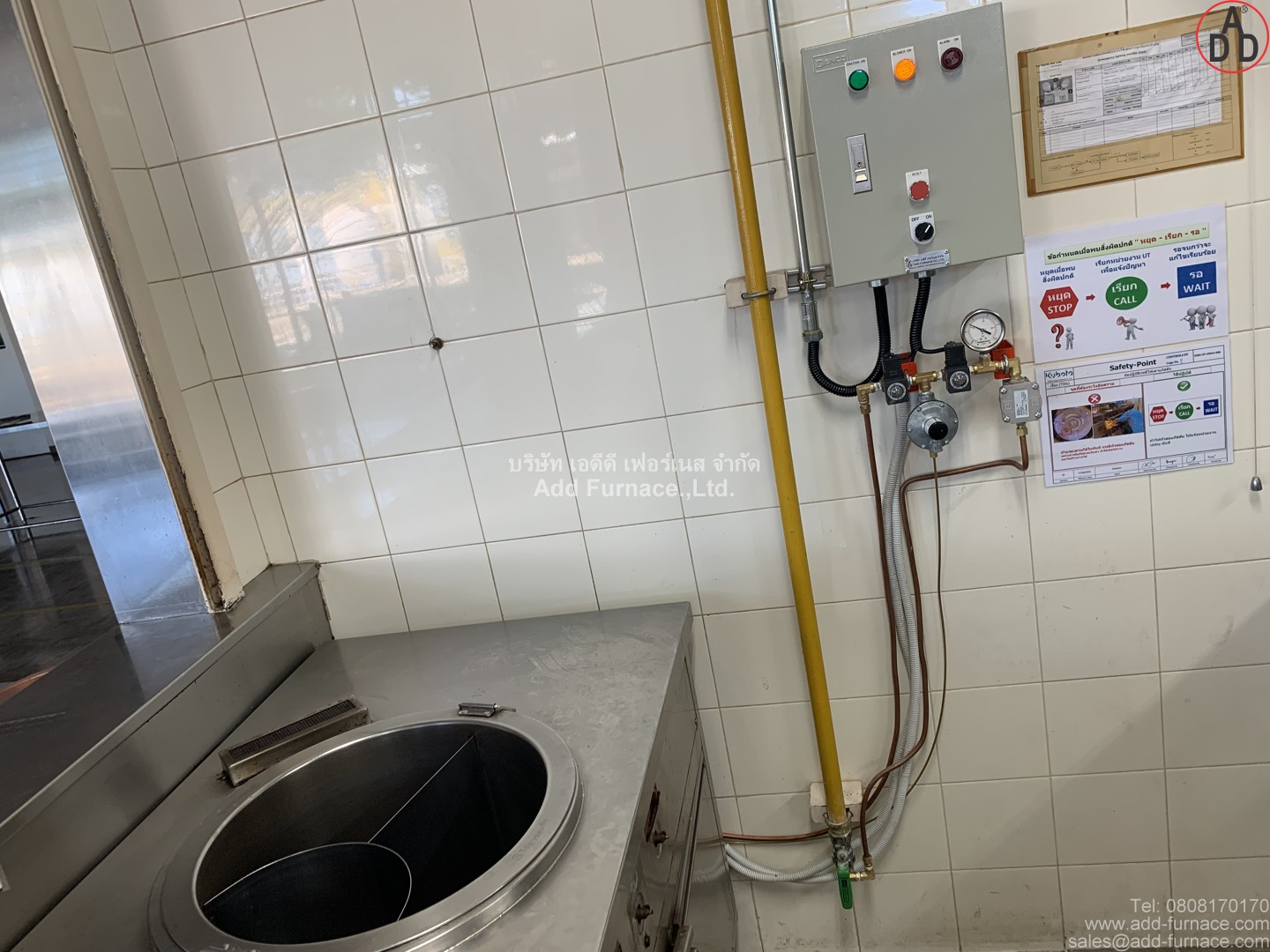 KB-5,7,8,10,15 Cast iron burner with Yamataha kitchen pilot burner ...