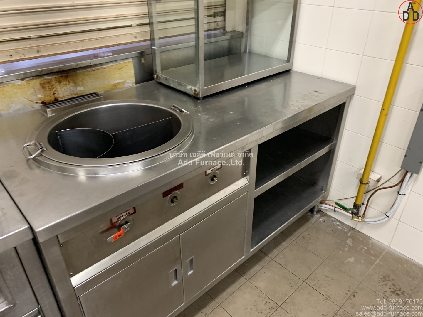 KB-5,7,8,10,15 Cast iron burner with Yamataha kitchen pilot burner ...