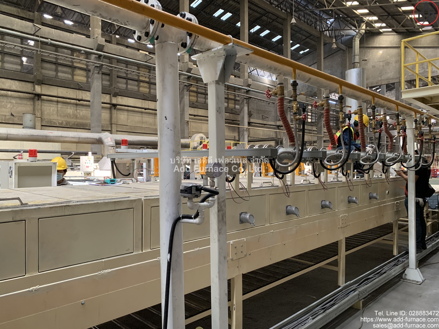 Roller factory tiles water paint drying furnace use infrared gas burner ...