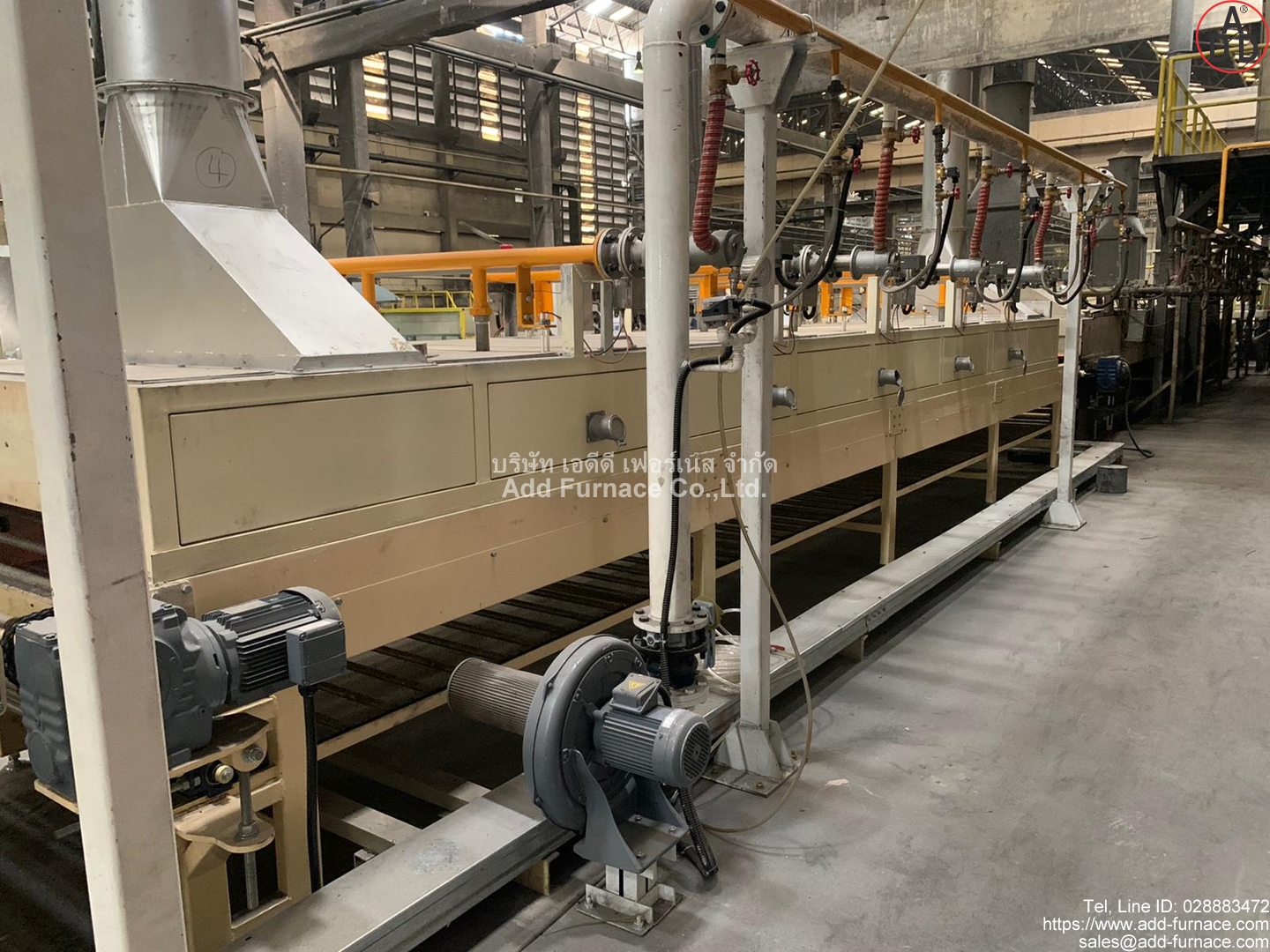 Roller factory tiles water paint drying furnace use infrared gas burner ...