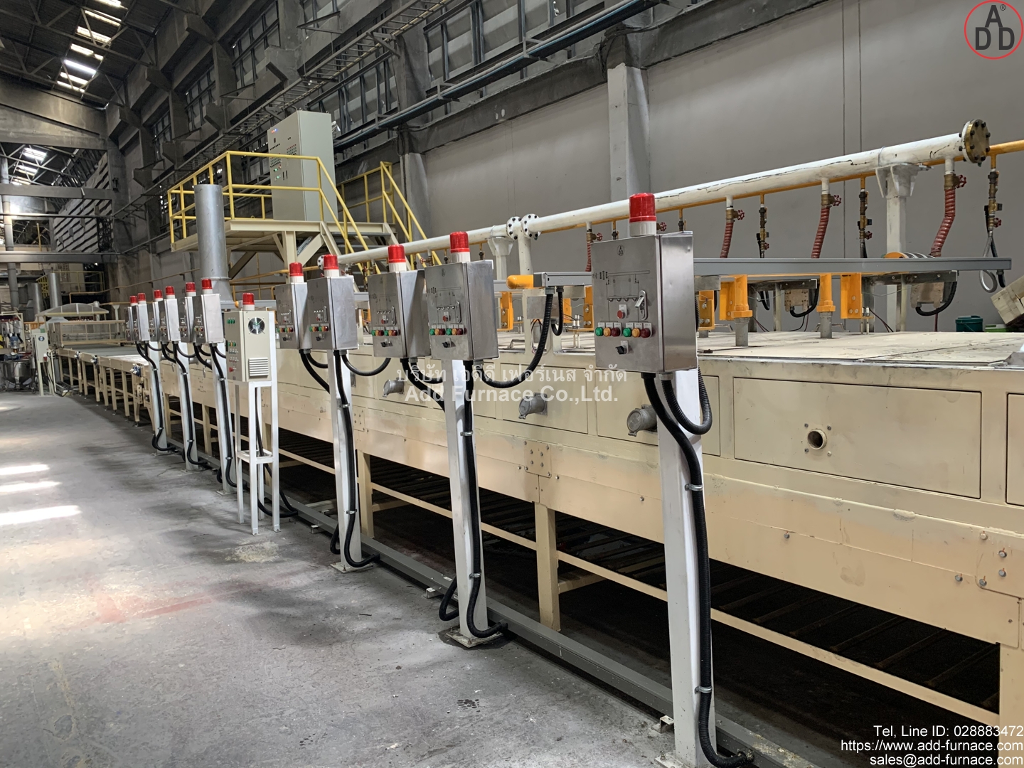 Roller factory tiles water paint drying furnace use infrared gas burner ...