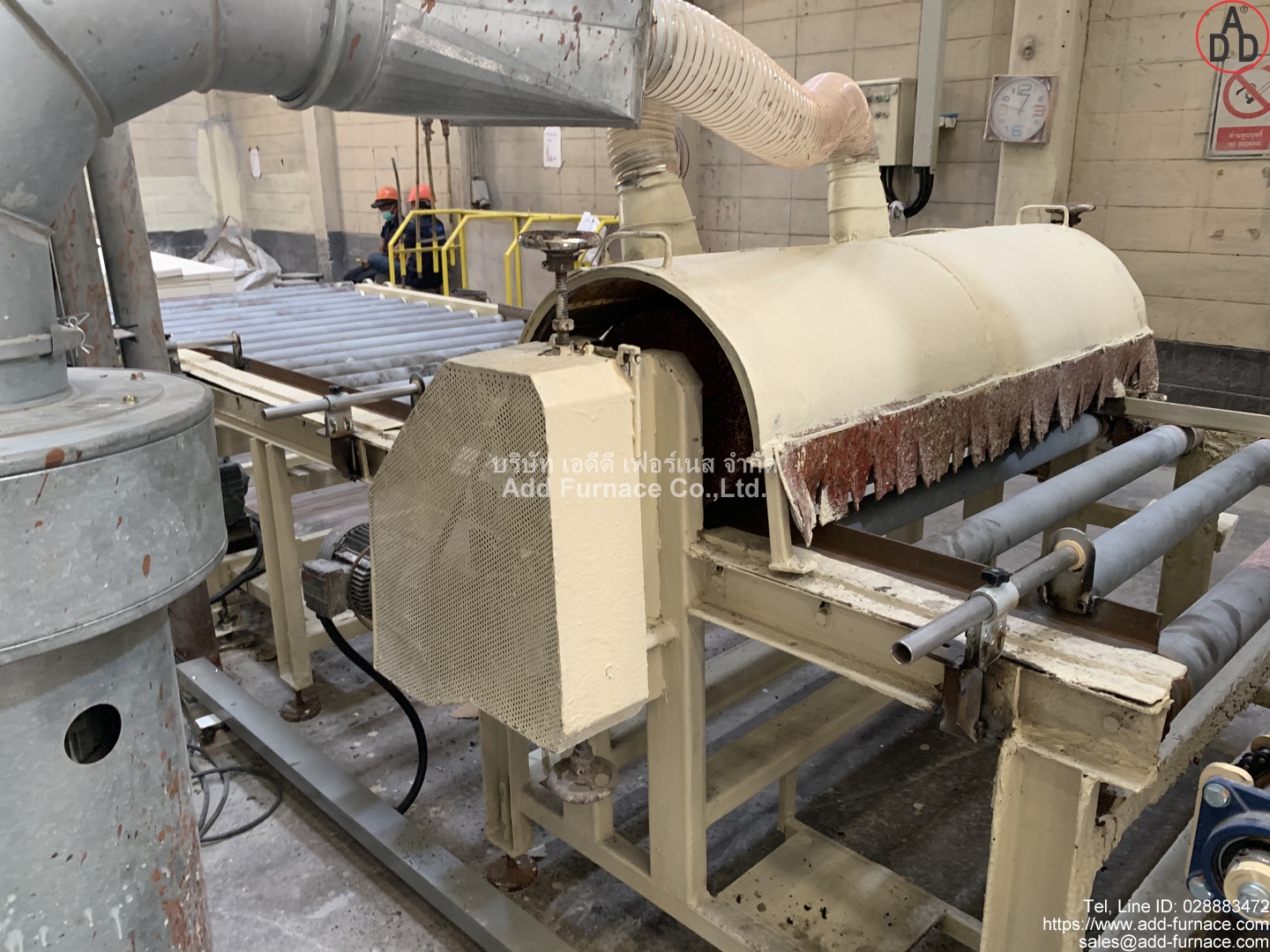 Roller factory tiles water paint drying furnace use infrared gas burner ...