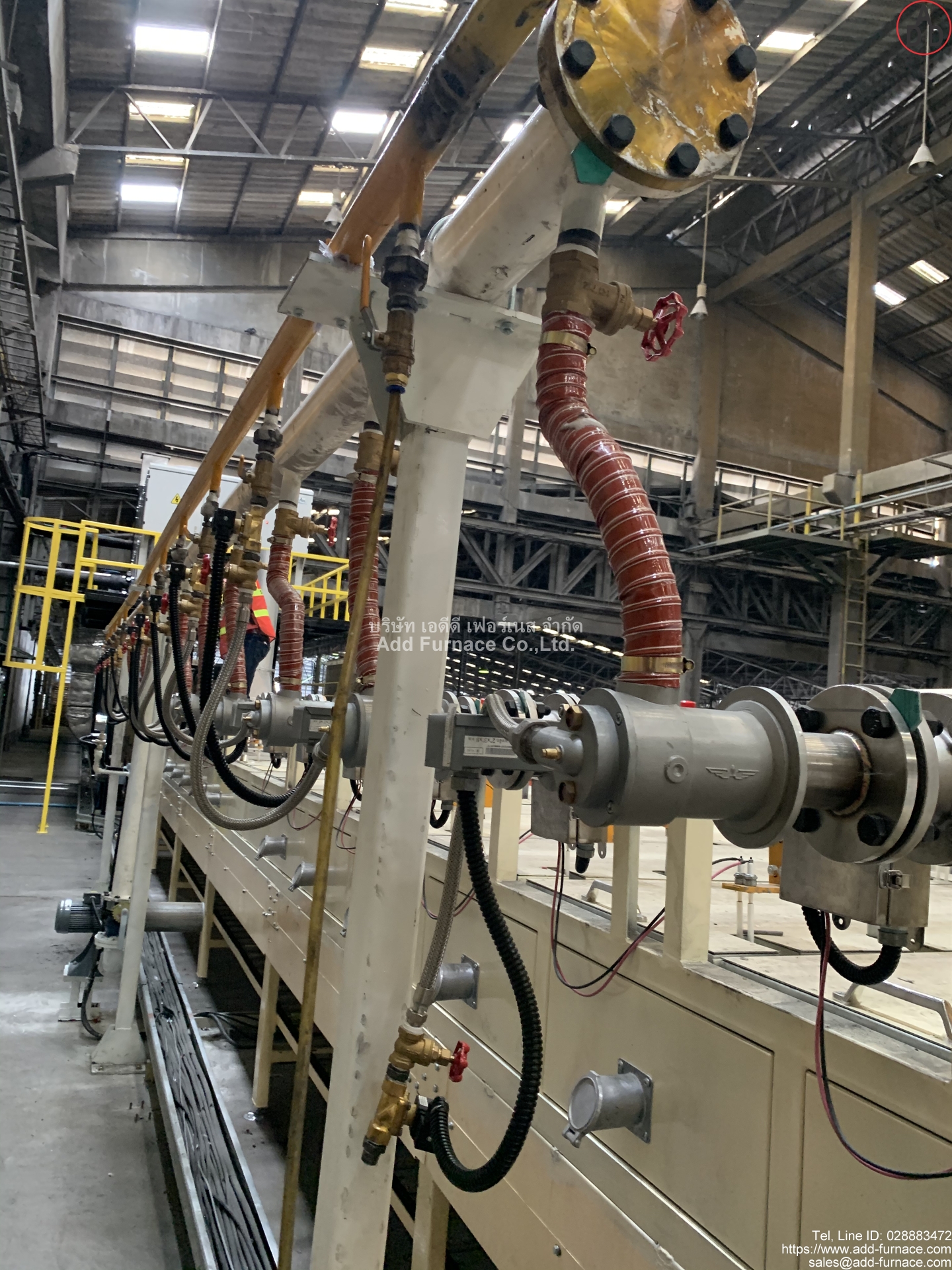 Roller factory tiles water paint drying furnace use infrared gas burner ...