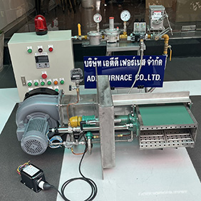 Temperature control cabinet with automatic ignition system and hot air ...