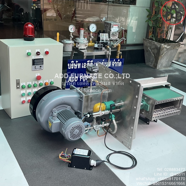 Temperature control cabinet with automatic ignition system and hot air ...