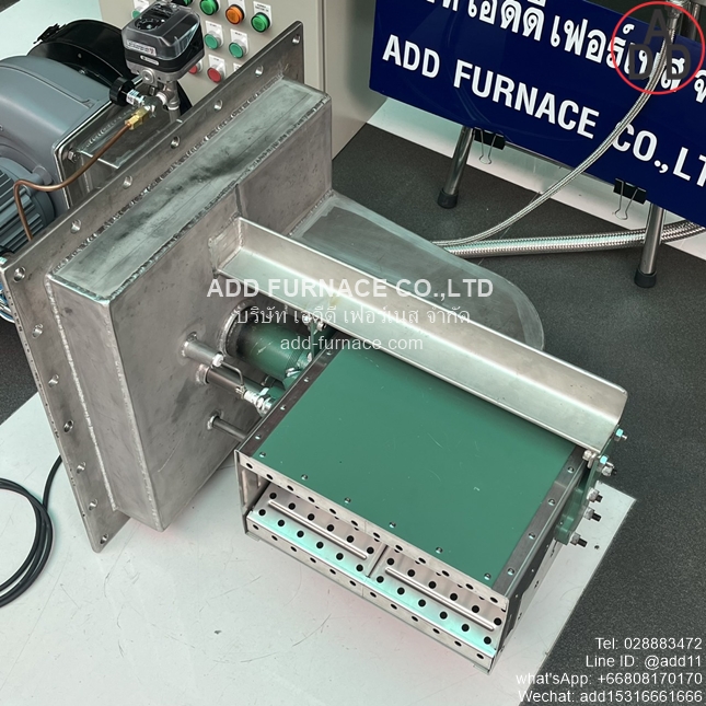 Temperature control cabinet with automatic ignition system and hot air ...