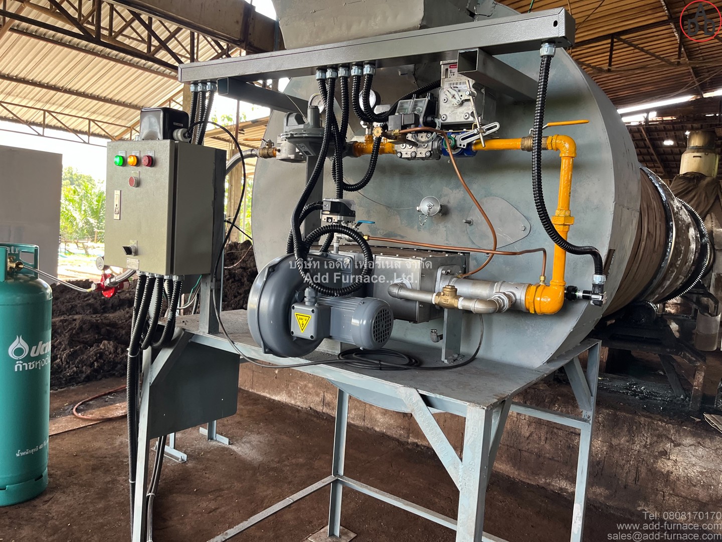 Yamataha RAH120 Gas Burner Fertilizer Drying Furnace - บริษัท เอดีดี เฟ ...