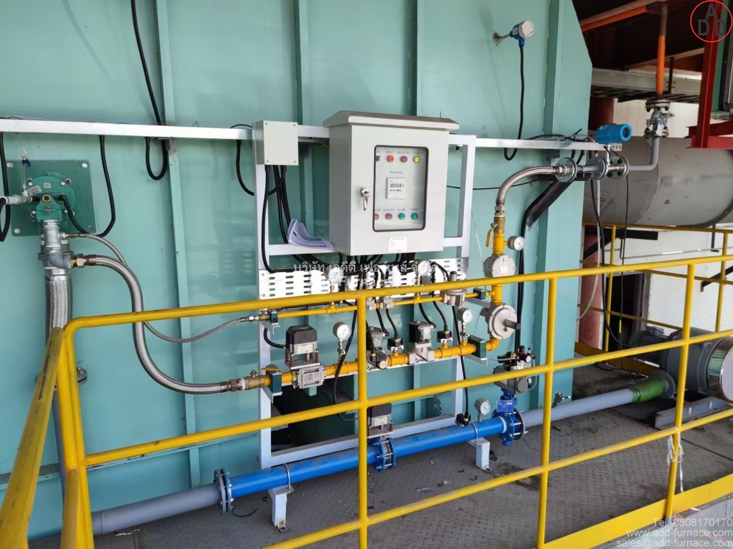 Yamataha TJ150 Project Gas Control System - บริษัท เอดีดี เฟอร์เนส จำกัด