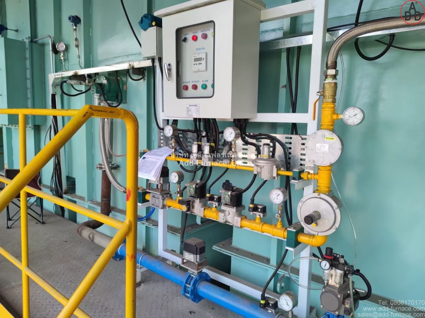 Yamataha TJ150 Project Gas Control System - บริษัท เอดีดี เฟอร์เนส จำกัด