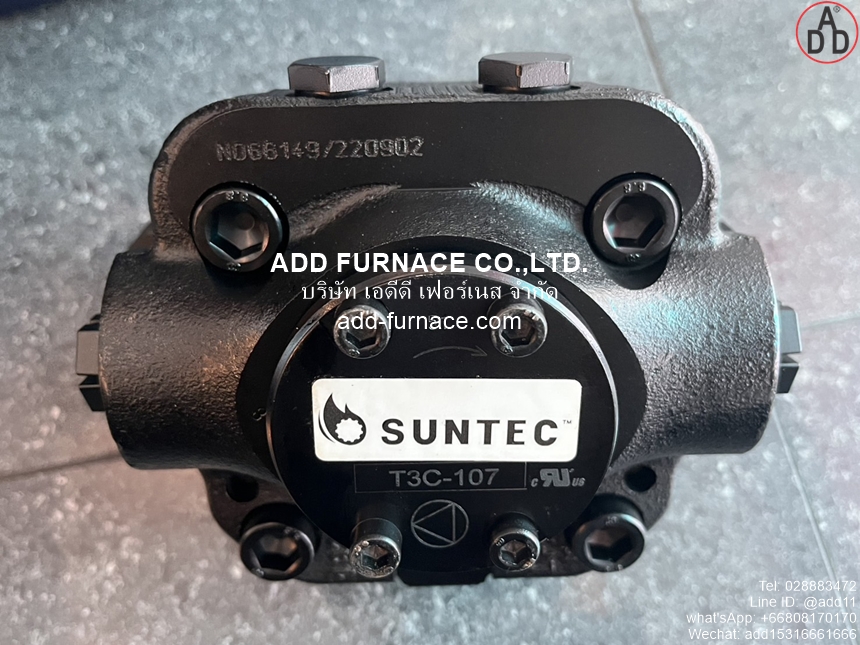 SUNTEC T3C-107 | Oil Pump - บริษัท เอดีดี เฟอร์เนส จำกัด