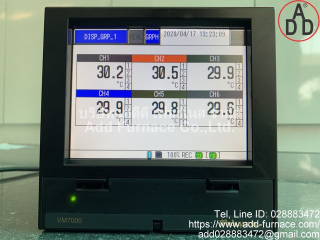 VM7000 Ohkura | Paperless Recorder - บริษัท เอดีดี เฟอร์เนส จำกัด