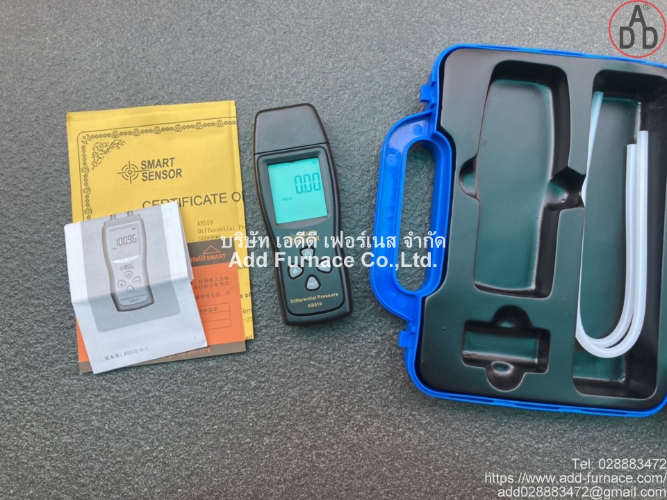 Differential Pressure AS510,SMART SENSOR - บริษัท เอดีดี เฟอร์เนส จำกัด
