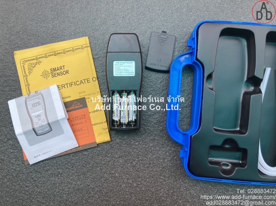Differential Pressure AS510,SMART SENSOR - บริษัท เอดีดี เฟอร์เนส จำกัด