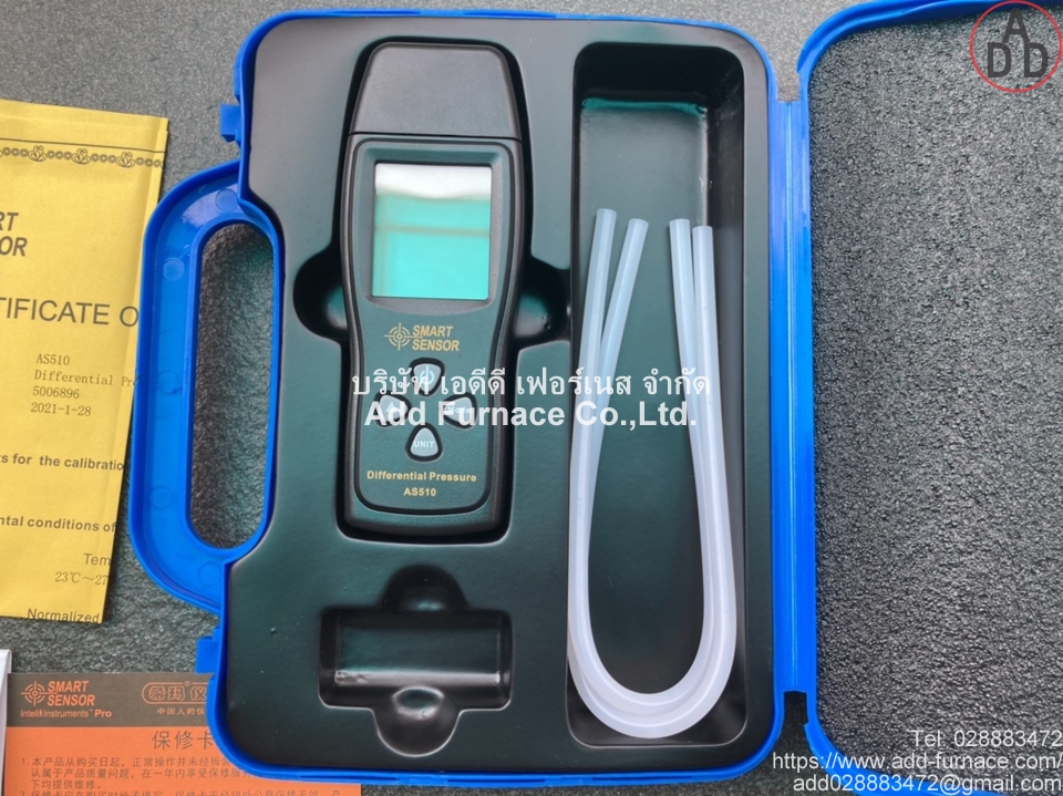 Differential Pressure AS510,SMART SENSOR - บริษัท เอดีดี เฟอร์เนส จำกัด