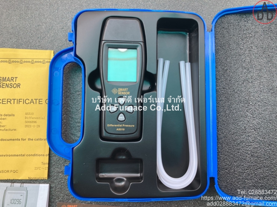Differential Pressure AS510,SMART SENSOR - บริษัท เอดีดี เฟอร์เนส จำกัด