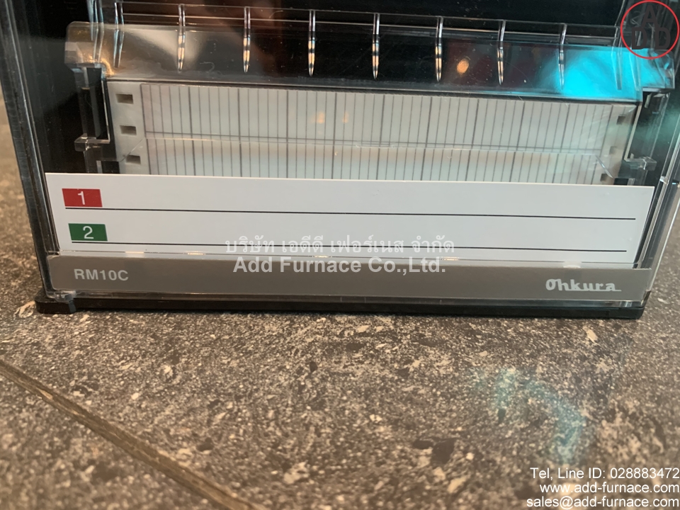 Ohkura RM1002C0000 | 2 pen Recorder - บริษัท เอดีดี เฟอร์เนส จำกัด