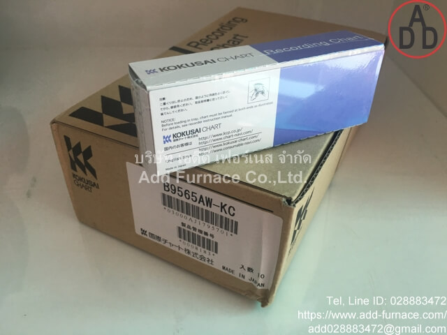 CHART NO. B9565AW(B9565AW-KC) | Yokogawa Recording Chart Paper - บริษัท ...