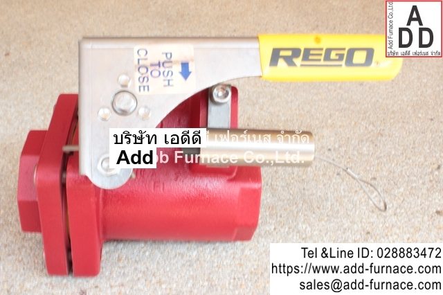 Emergency Shut-Off Valve Rego 6016 - Add Furnace Co.,Ltd.