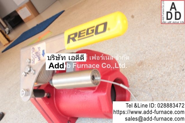 Emergency Shut-Off Valve Rego 6016 - Add Furnace Co.,Ltd.
