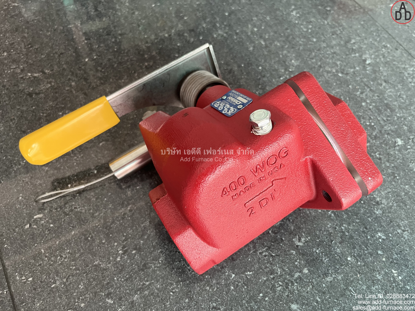Emergency Shut-Off Valve Rego A6016 - บริษัท เอดีดี เฟอร์เนส จำกัด,Add ...