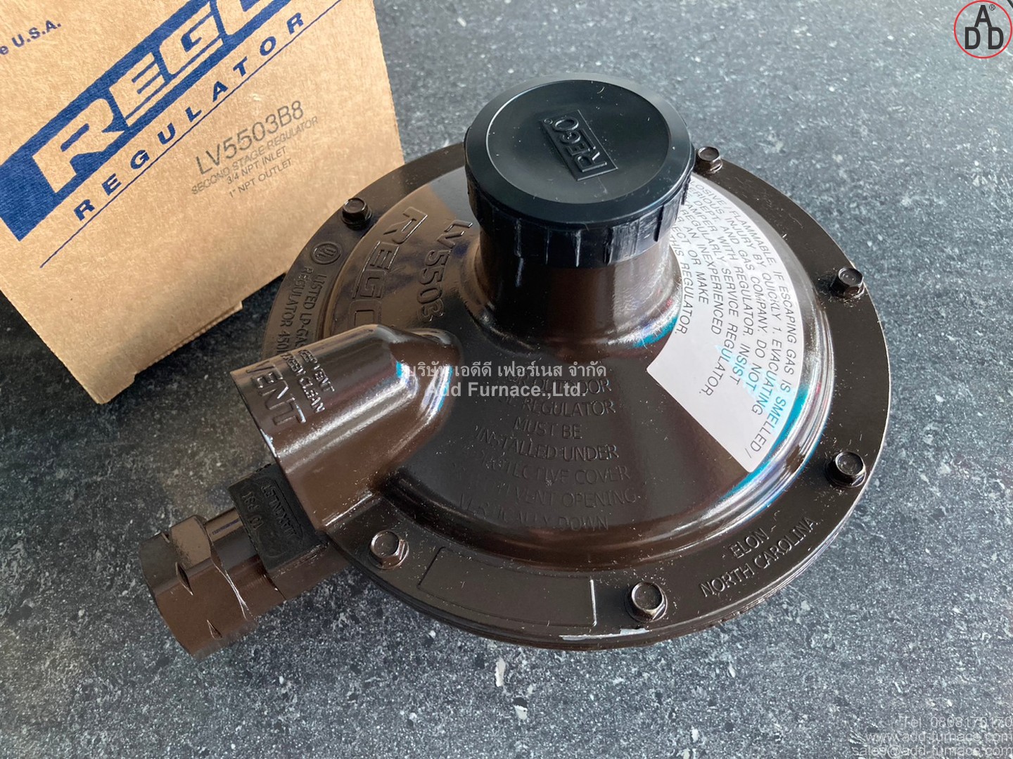 Rego Regulator LV5503B8 - บริษัท เอดีดี เฟอร์เนส จำกัด