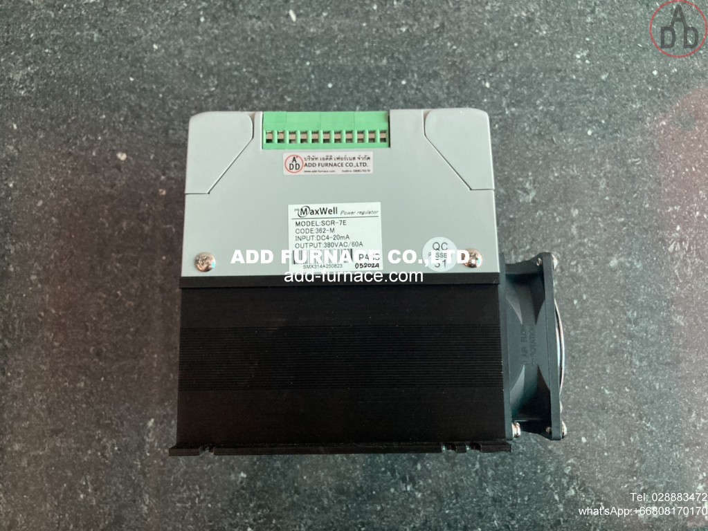 Power Regulator SCR-7E - บริษัท เอดีดี เฟอร์เนส จำกัด